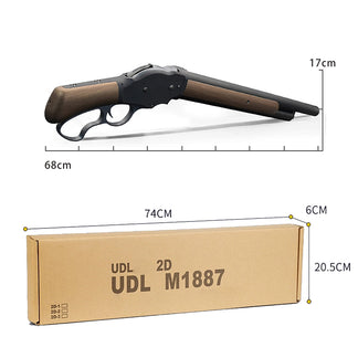 UDL M1887 短銃床/ショートストック ウィンチェスター Winchester スポンジダーツガン ライフル モデルガン レバーアクシ – VOISKY Superstore